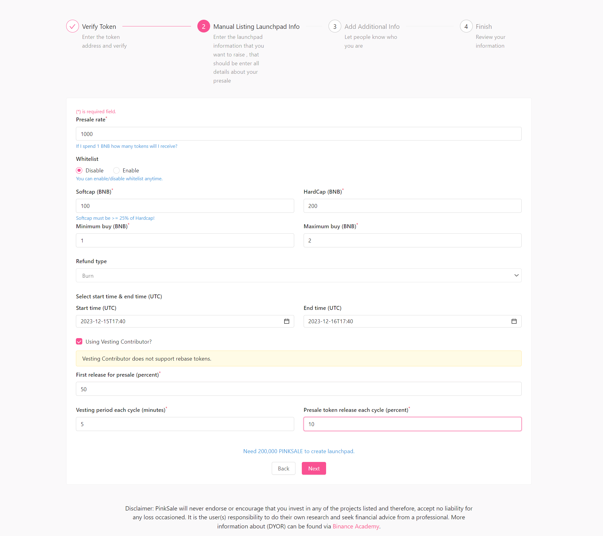 Showcase - Company Tokenization Tutorial